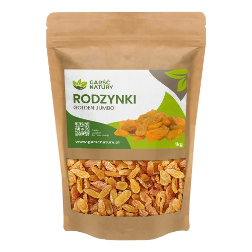 Rodzynki golden jumbo 1kg | GARŚĆ NATURY